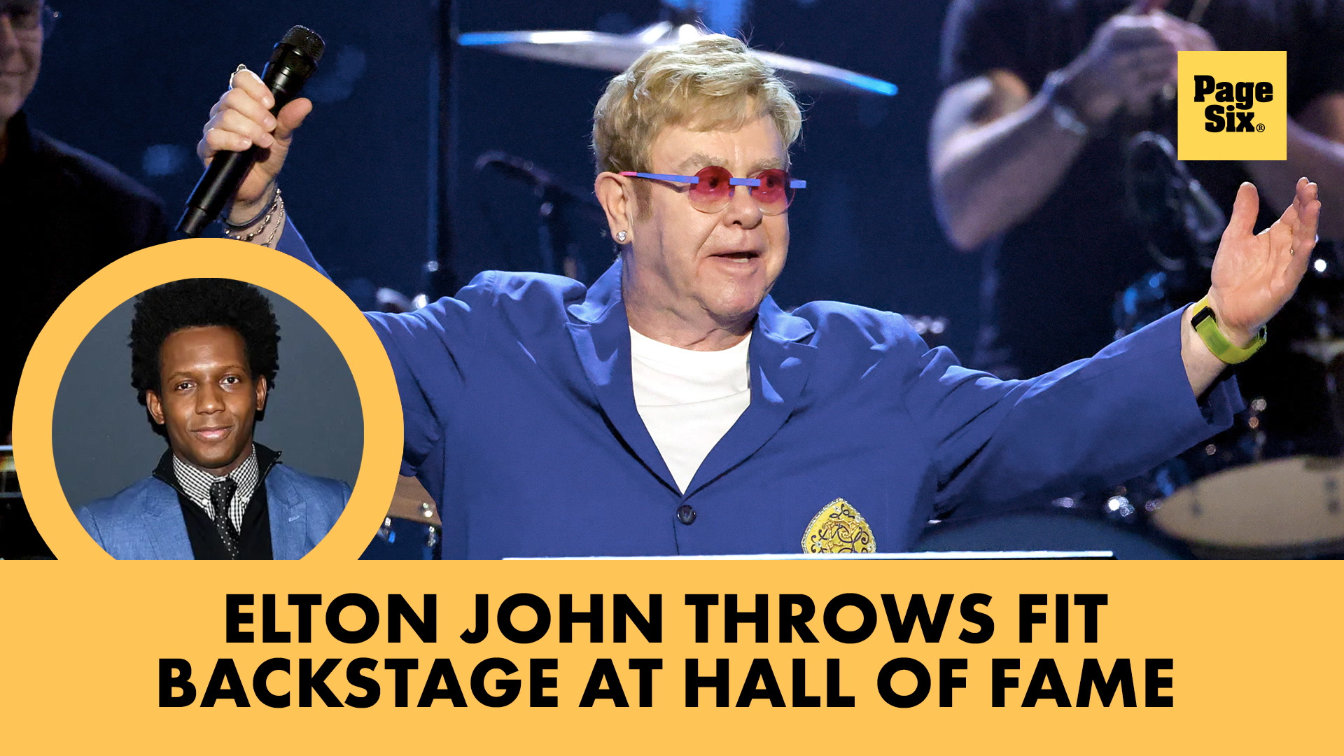 Elton John throws fit backstage at 2025 Rock & Roll Hall of Fame: 'My ...