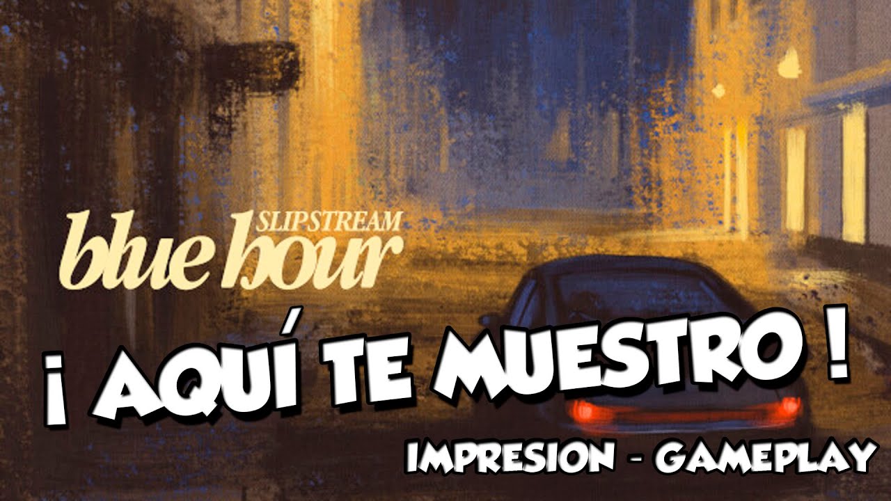 Slipstream DLC Blue Hour carreras en 32 bits review gameplay español