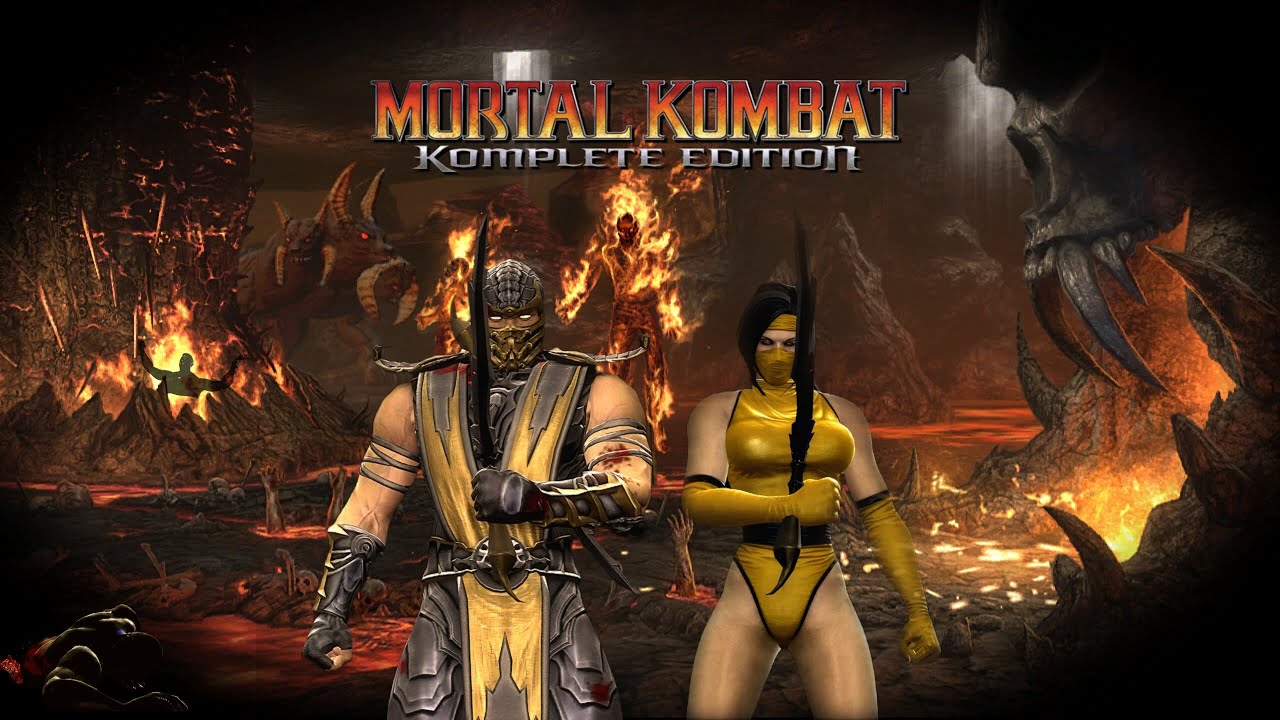 Mortal Kombat Tag Ladder on Expert - Scorpion and Scorpion Woman (No ...