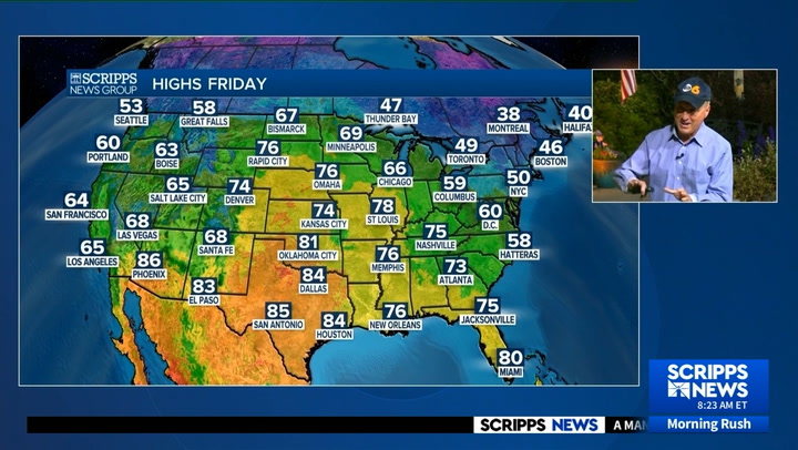 US Weather Update: Northeast Chills and West Coast Rains