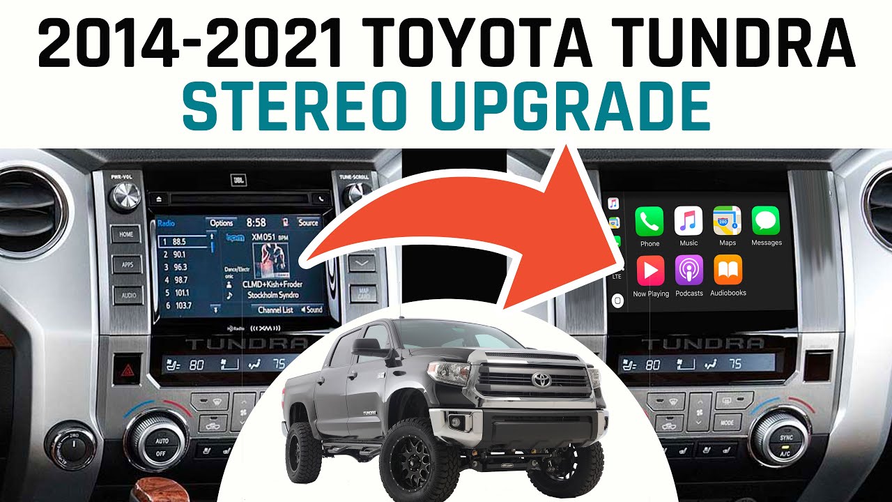 I replaced my Toyota Tundra's stereo! 🚗