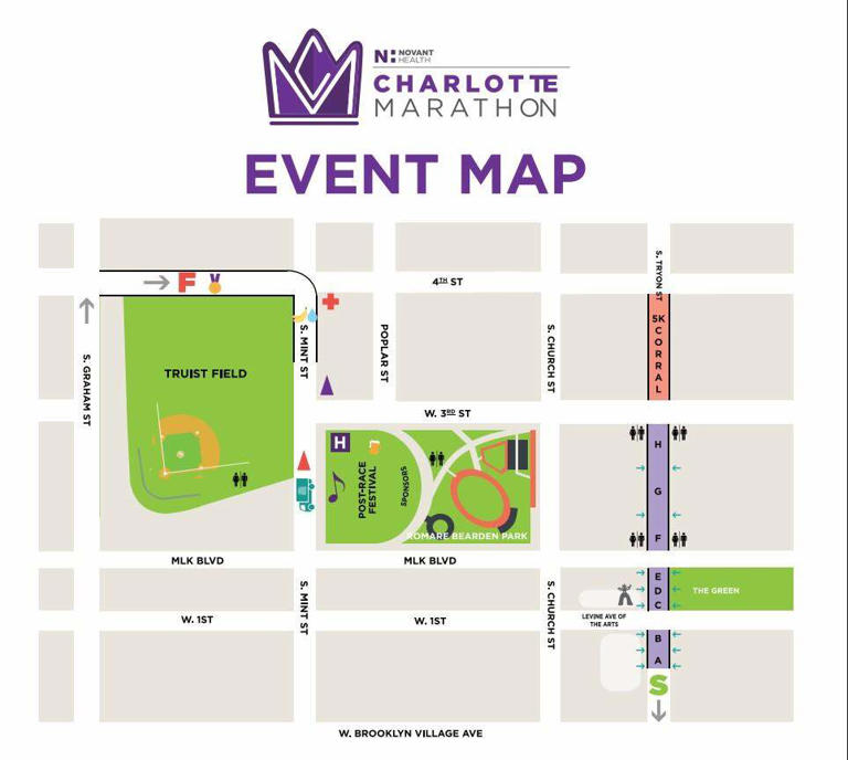 Driver alert: See street closures for Saturday's Charlotte marathon.