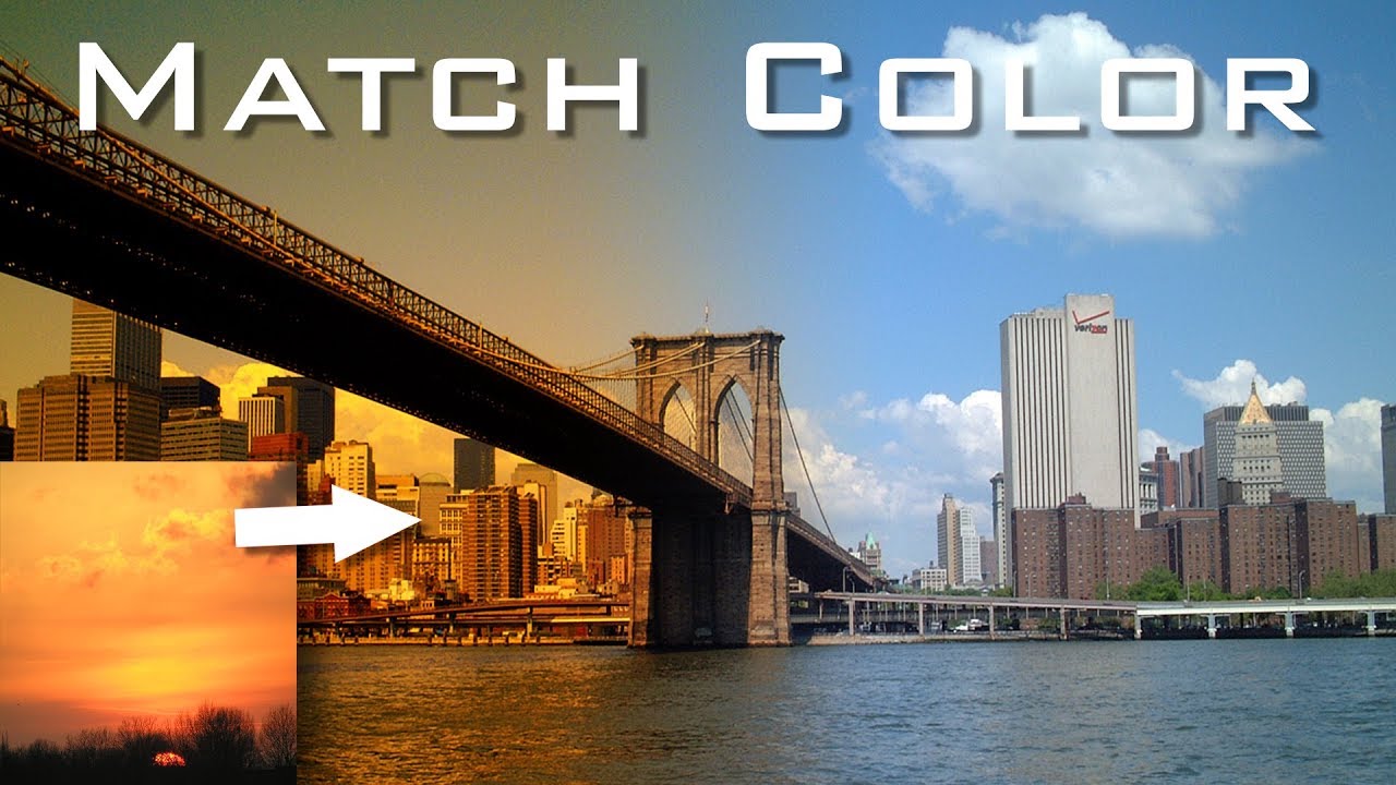 Photoshop tutorial: How to match colors between photos