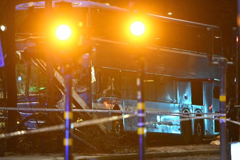 3 killed, 3 injured when double-decker bus rams into bus stop in ...