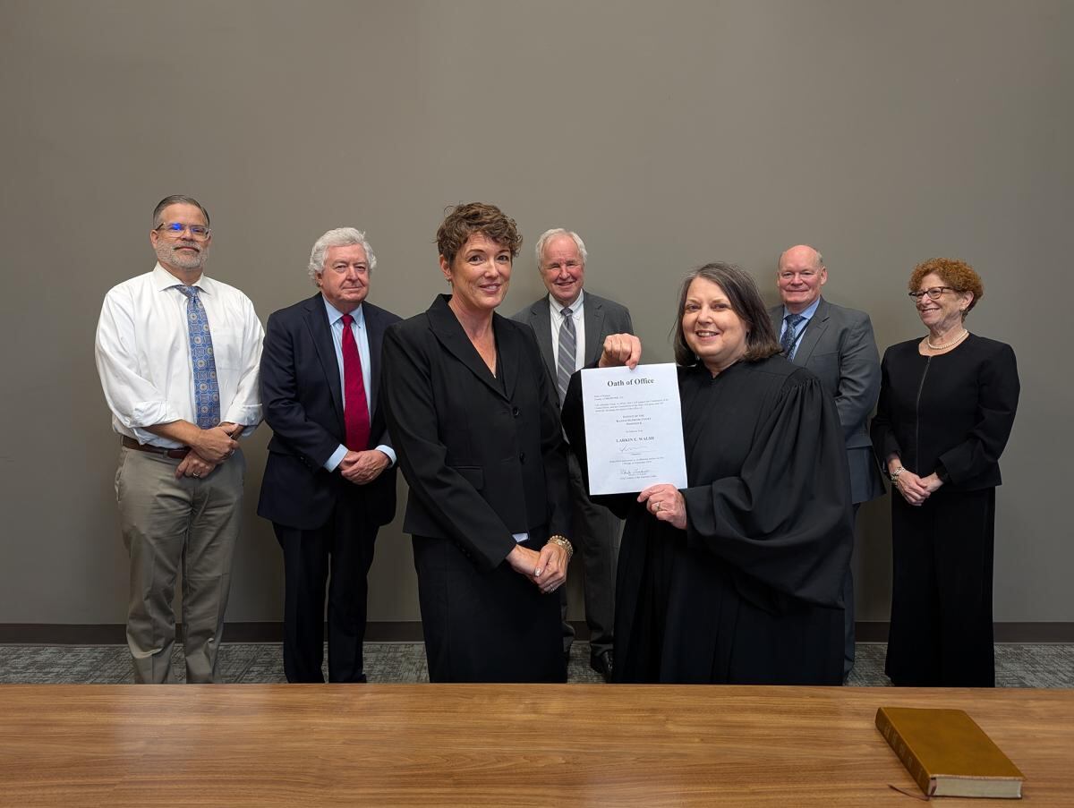 Kansas Supreme Court to formally swear in new justice, Larkin Walsh