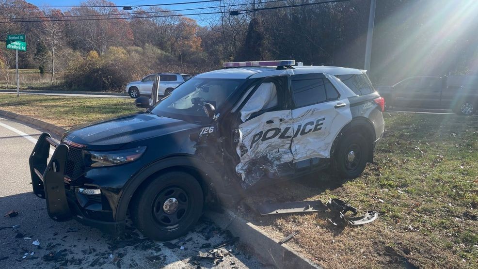 Westerly police cruiser involved in crash