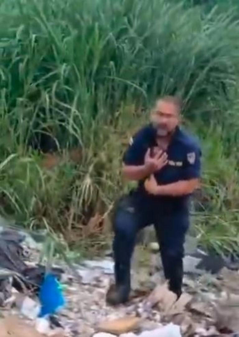 Policías rescatan a bebé recién nacido abandonado en un basurero, así ...