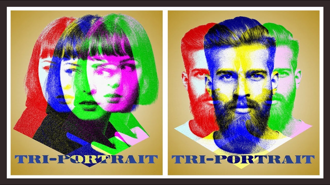 Photoshop: How to create a tri-portrait poster design of your face