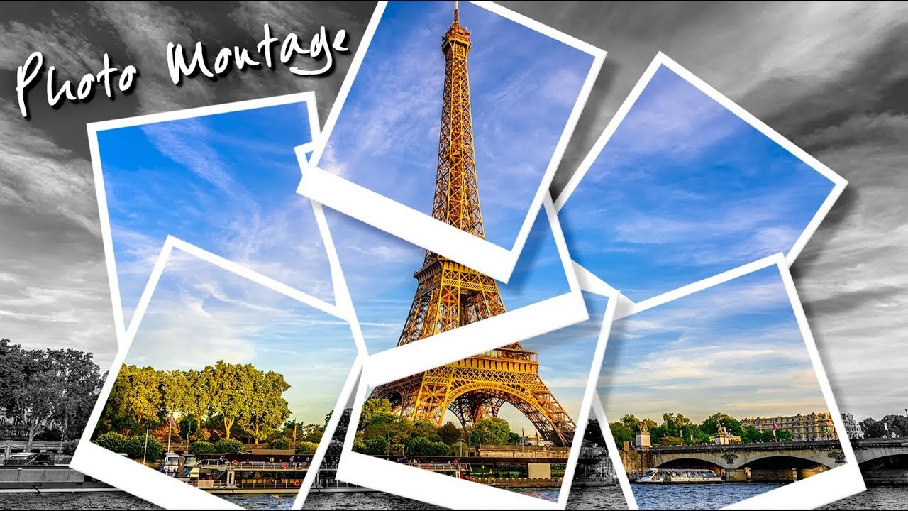 Photoshop: Create a polaroid photo montage from a single image