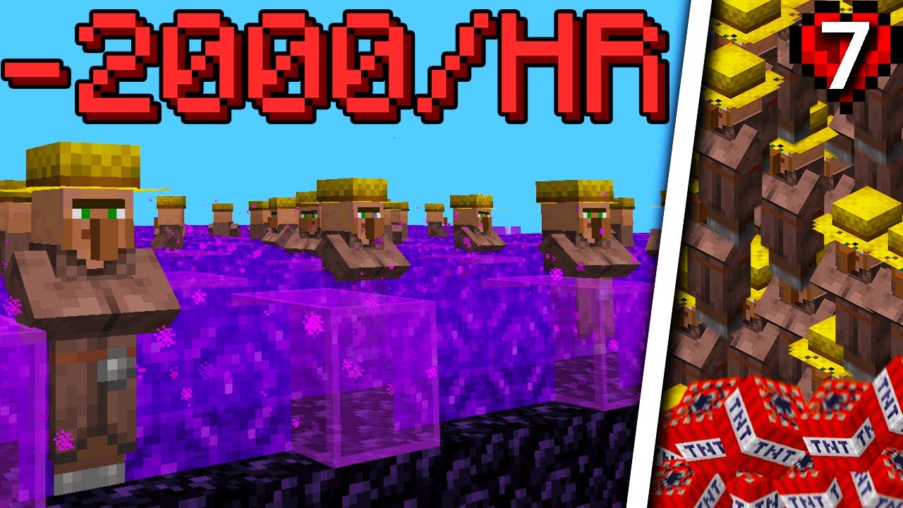 I built the most useless farm in hardcore Minecraft history!