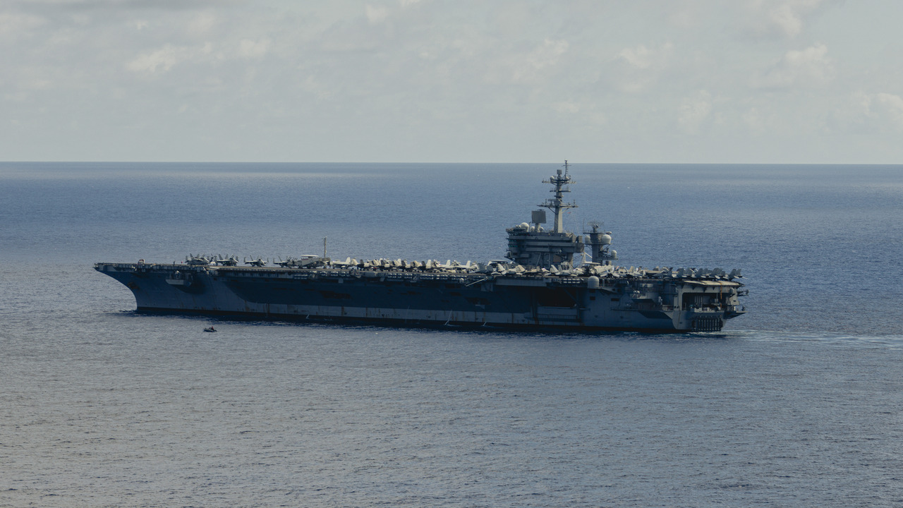North Korea Protests US Nimitz-class Carrier Visit to Busan