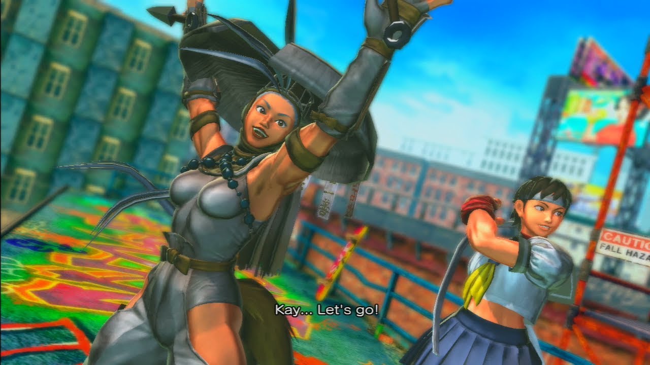 Street Fighter X Tekken playthrough - Ibuki and Sakura