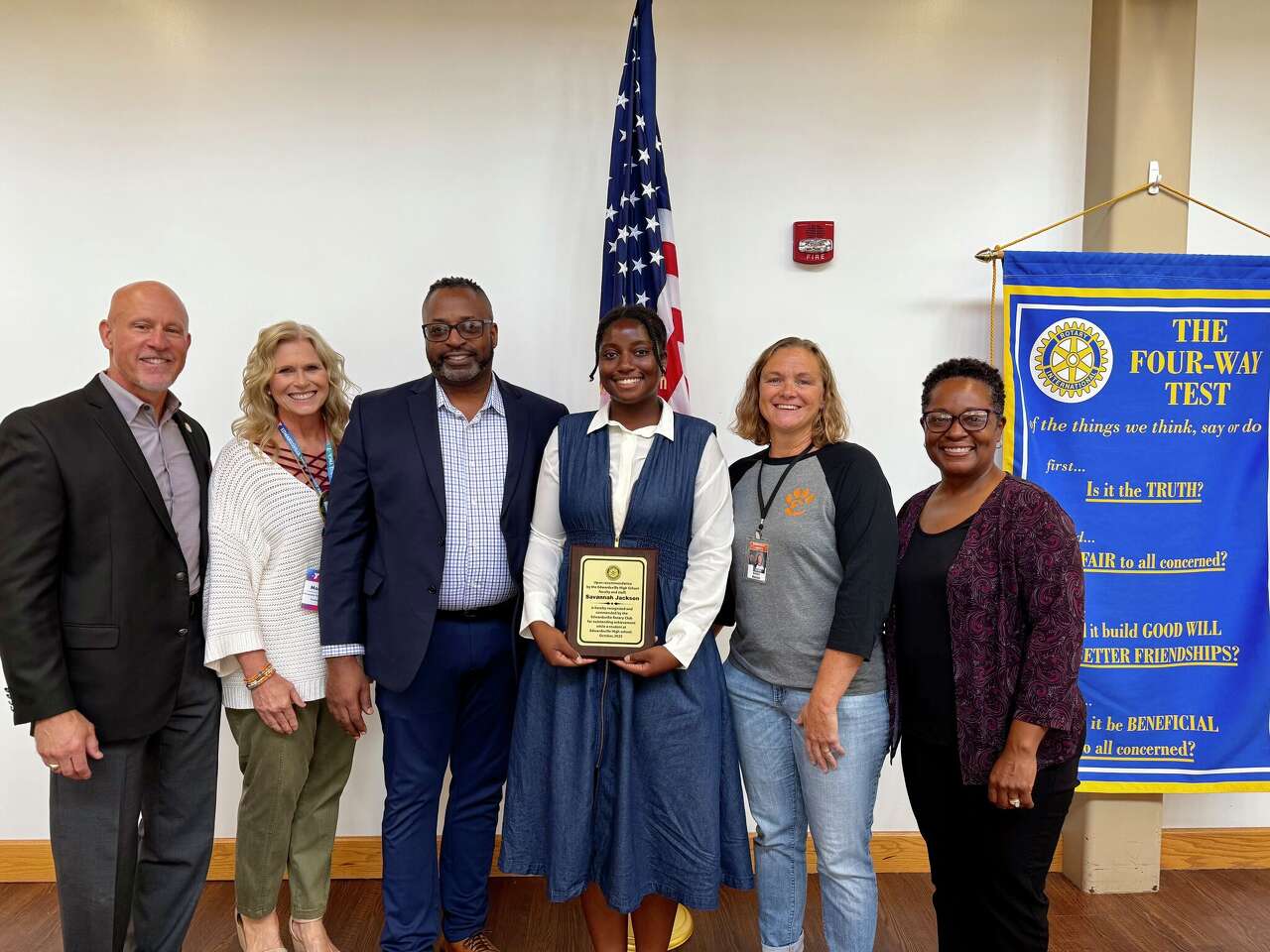 Edwardsville Rotary Club names student of the month for October