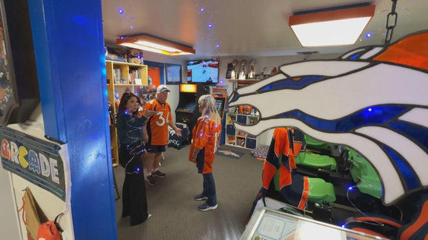 Denver Broncos fan turns converted firehouse into mecca of orange and blue