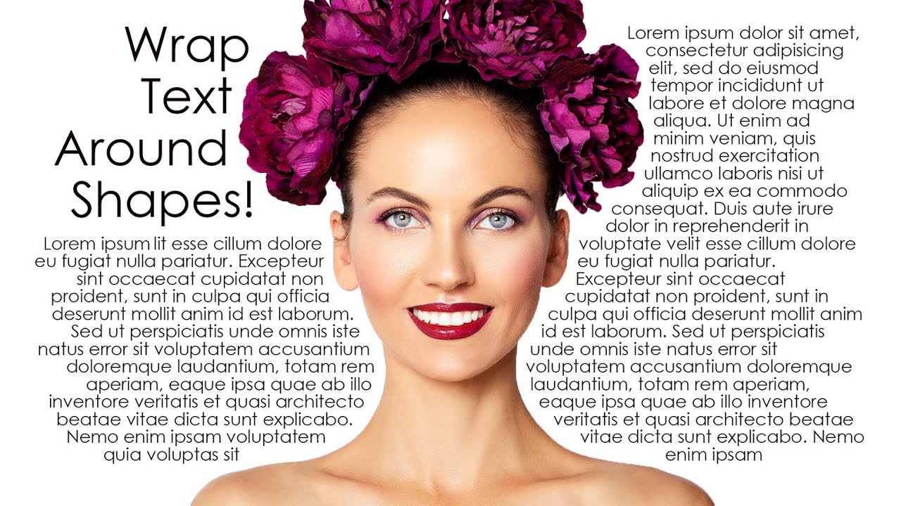 Photoshop quick tip: How to conform text around any shape