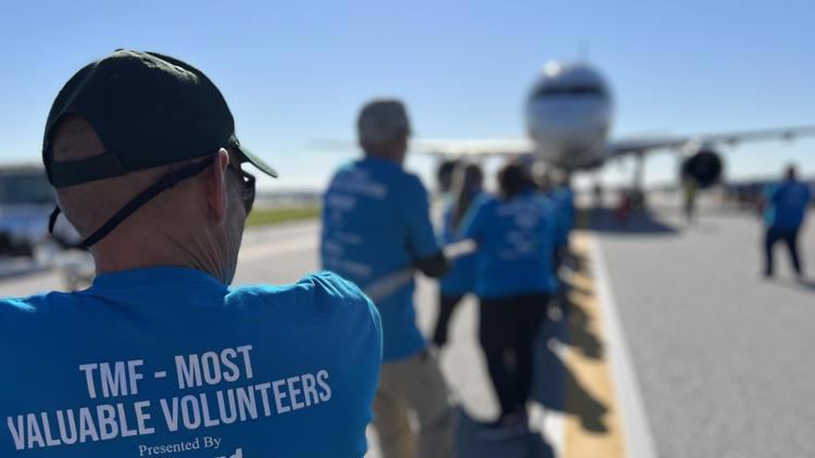 Plane pull raises $175,000 for Travis Mills Foundation