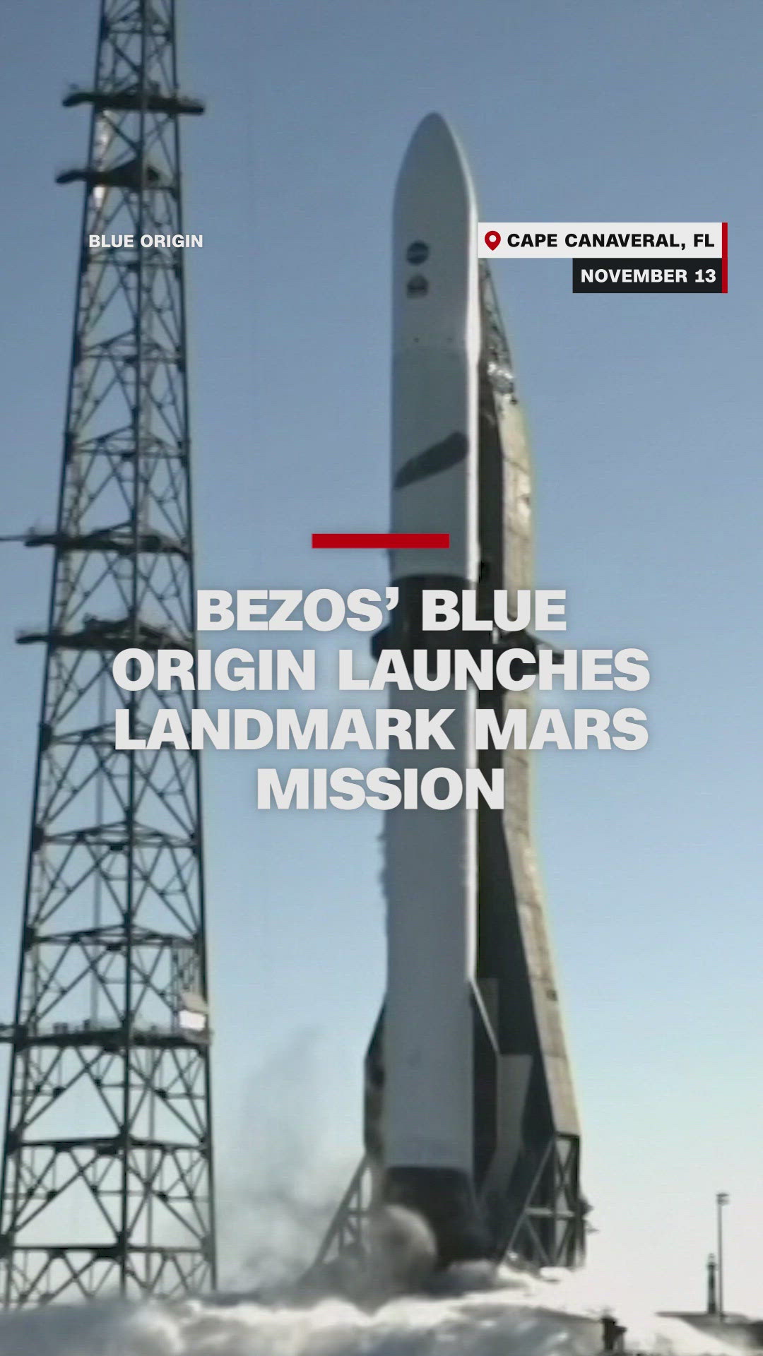 Blue Origin launches rocket to Mars