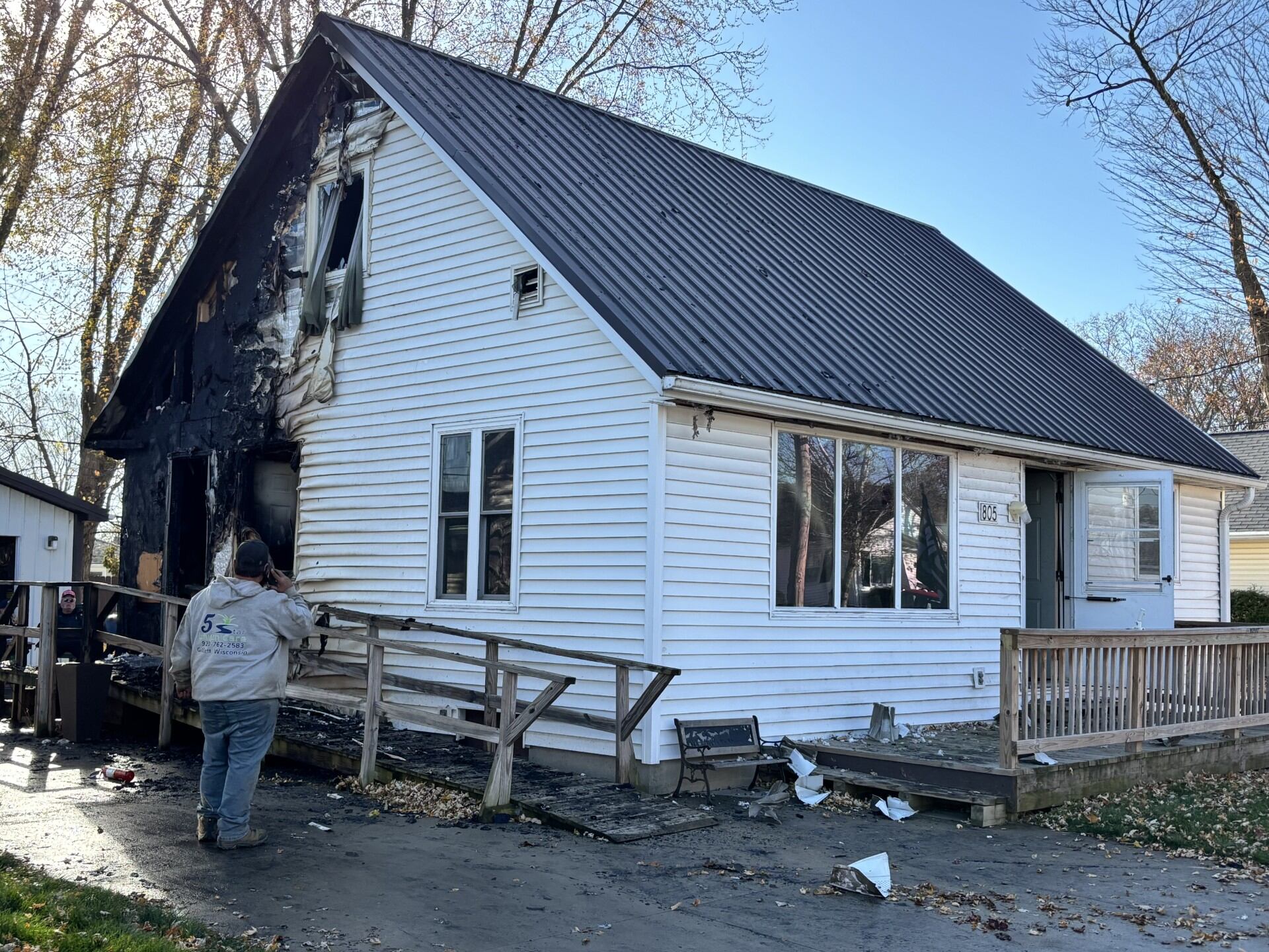 Two people hurt during house fire in Appleton