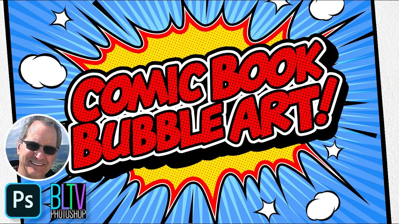 Photoshop: Create your own comic book, pop art text bubble!