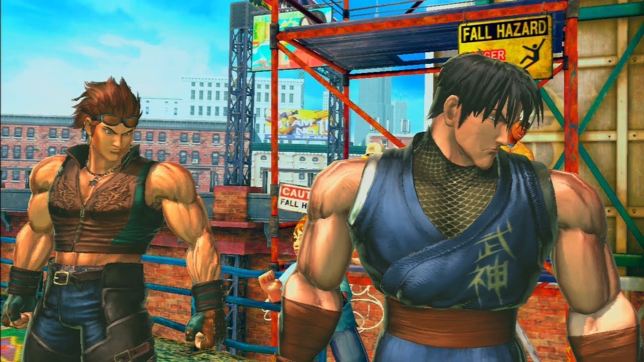 Street Fighter X Tekken playthrough Hwoarang and Guy (team Foo Young!)