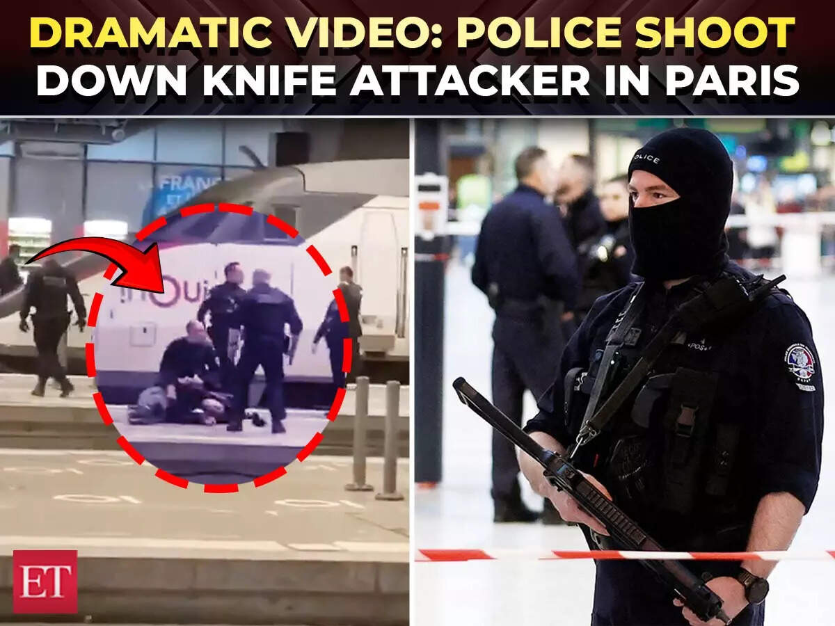 Paris breaking: Police open fire on knife-wielding attacker at packed ...