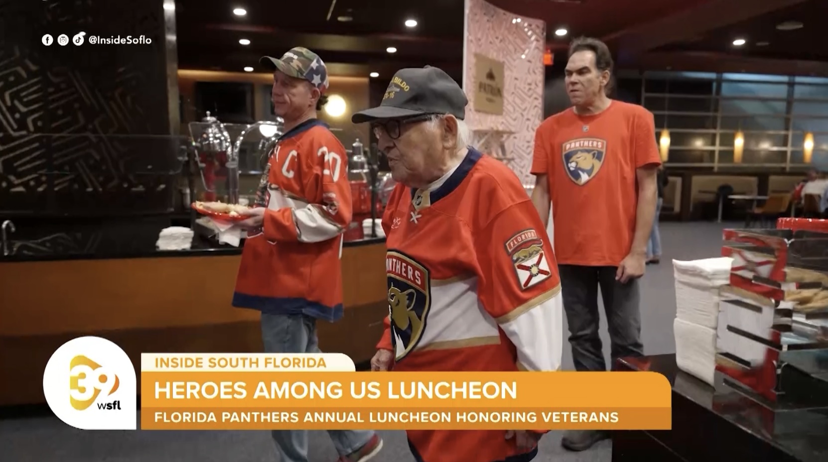 Panthers Honor Veterans Through "Heroes Among Us"