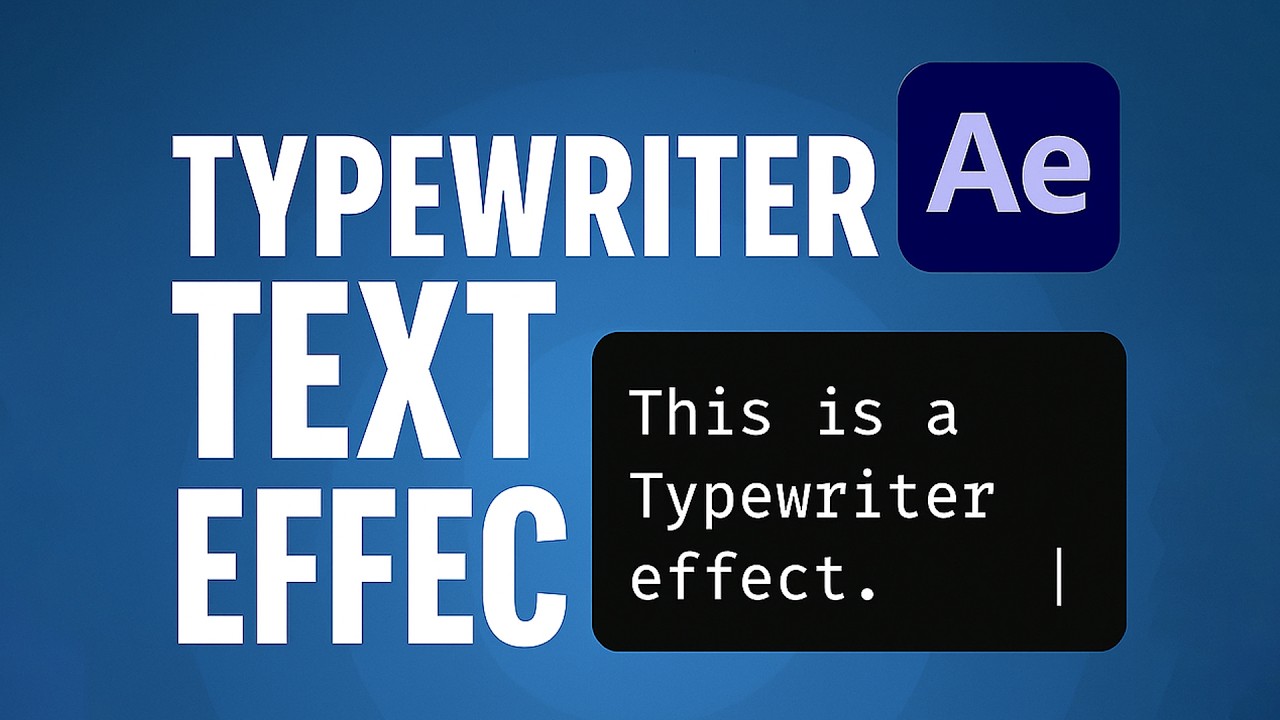 After Effects tutorial smooth typewriter text in 90 seconds - 366