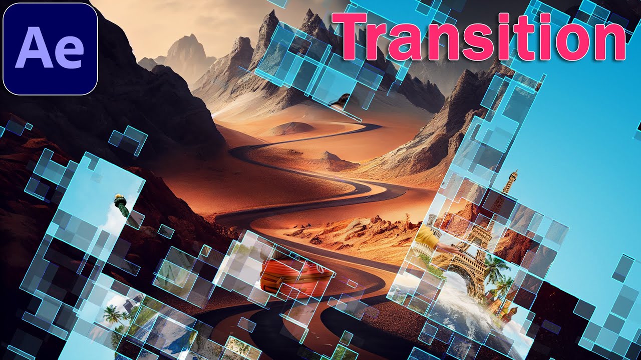 How to make transition in the form of random rectangles in After ...