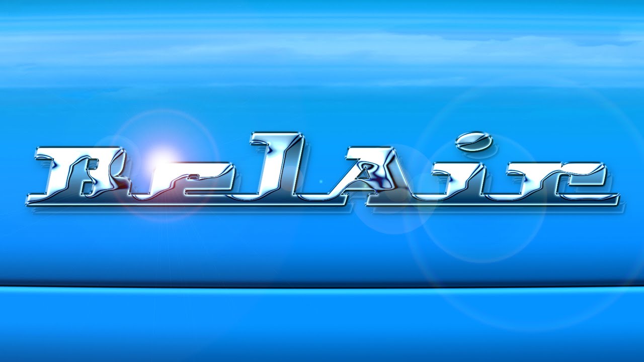 Photoshop tutorial: How to create a vintage car chrome logo