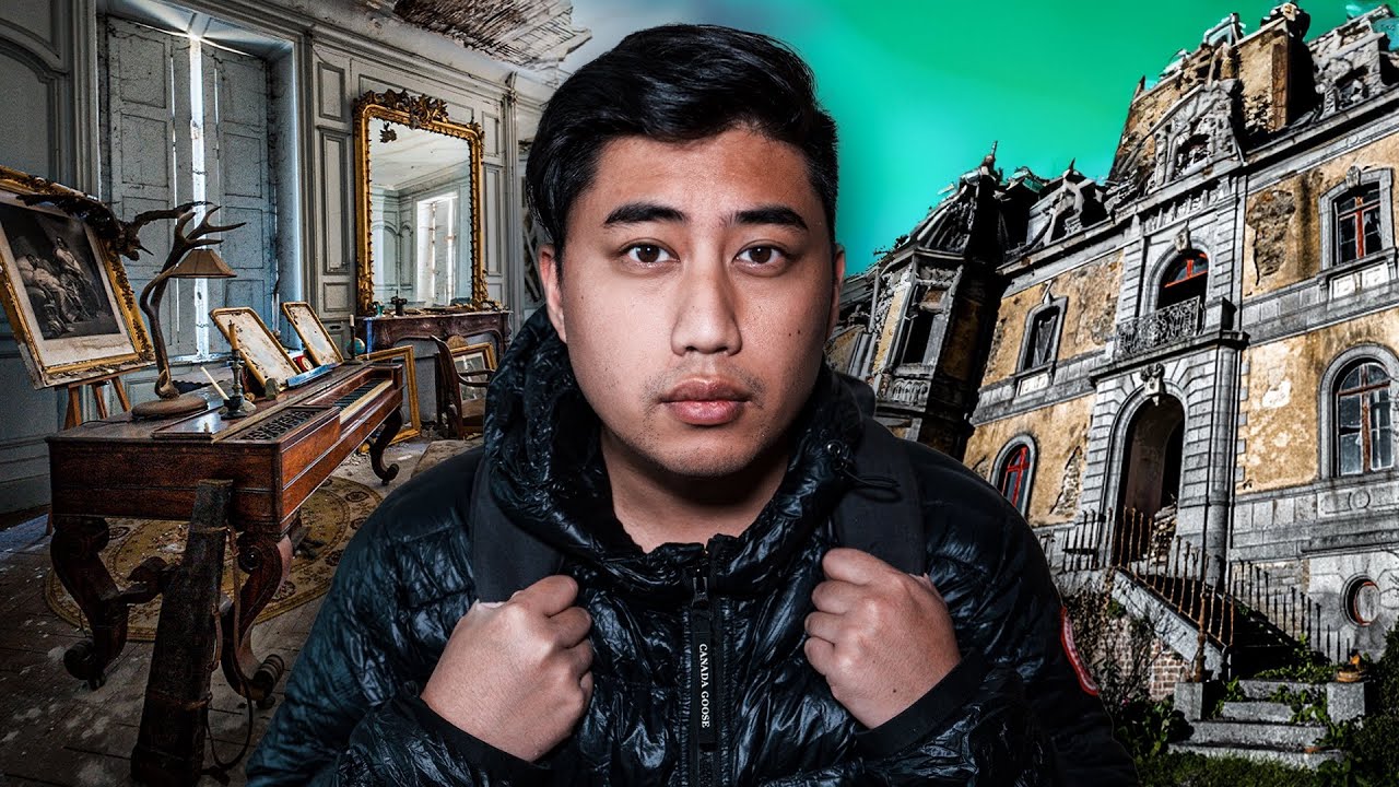 Abandoned untouched Titanic owners mansion with everything left behind