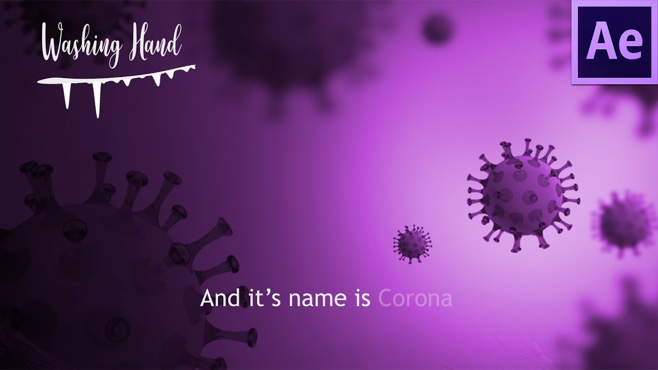 After Effects tutorial - How to make lyrics video - No plugins - 138