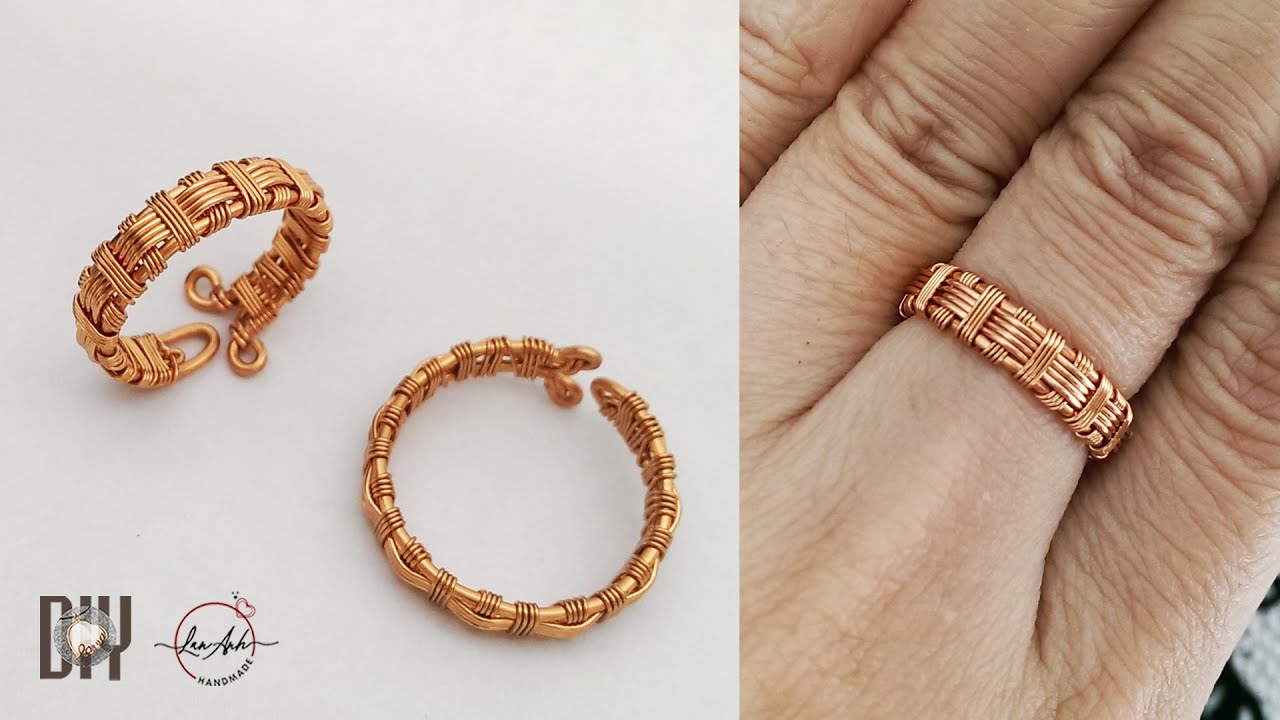 Couple rings part 1 - rings for men from copper wire - full version ...