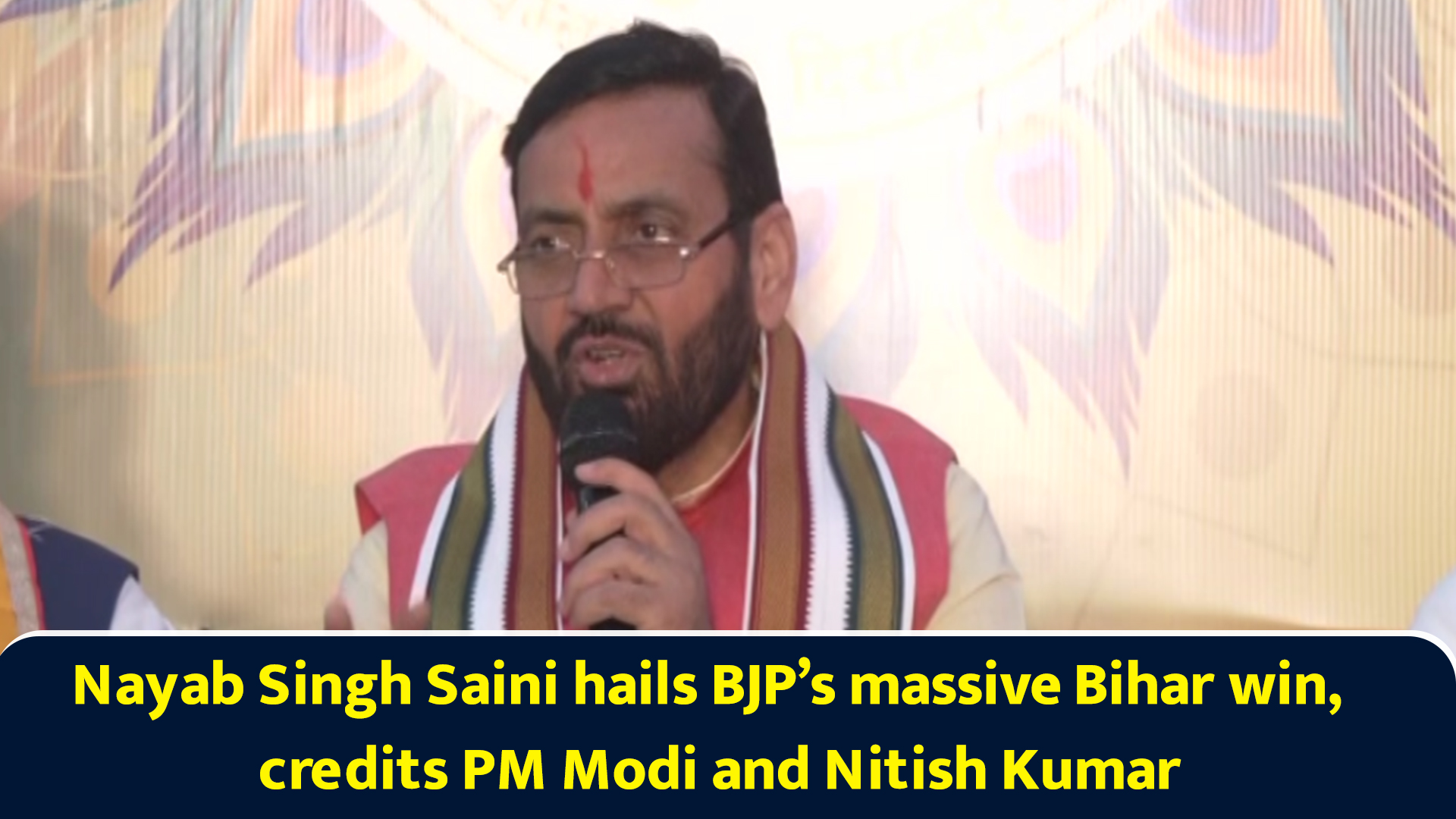 Nayab Singh Saini hails BJP’s massive Bihar win, credits PM Modi and ...