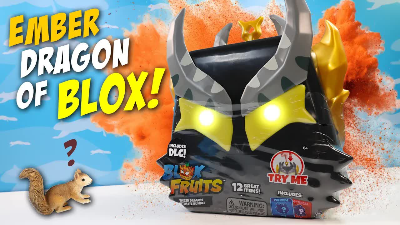 Blox Fruits EMBER Dragon Bundle & Series 3 Mystery Plush with Codes Collection Review