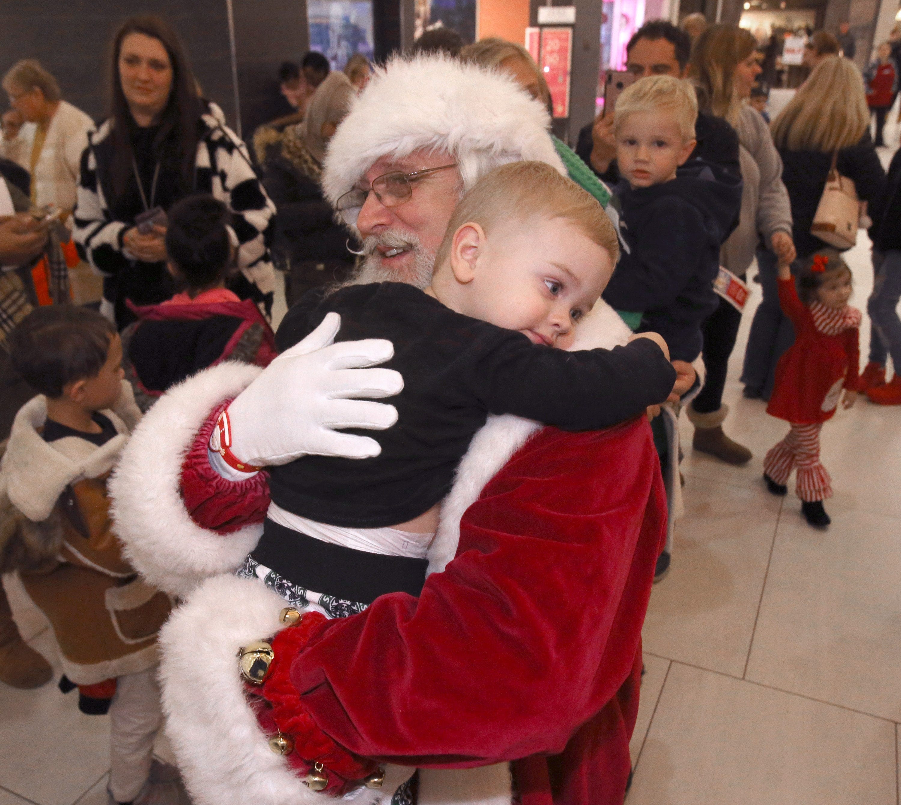 It's not Thanksgiving yet. But Santa is already at the Belden Village Mall