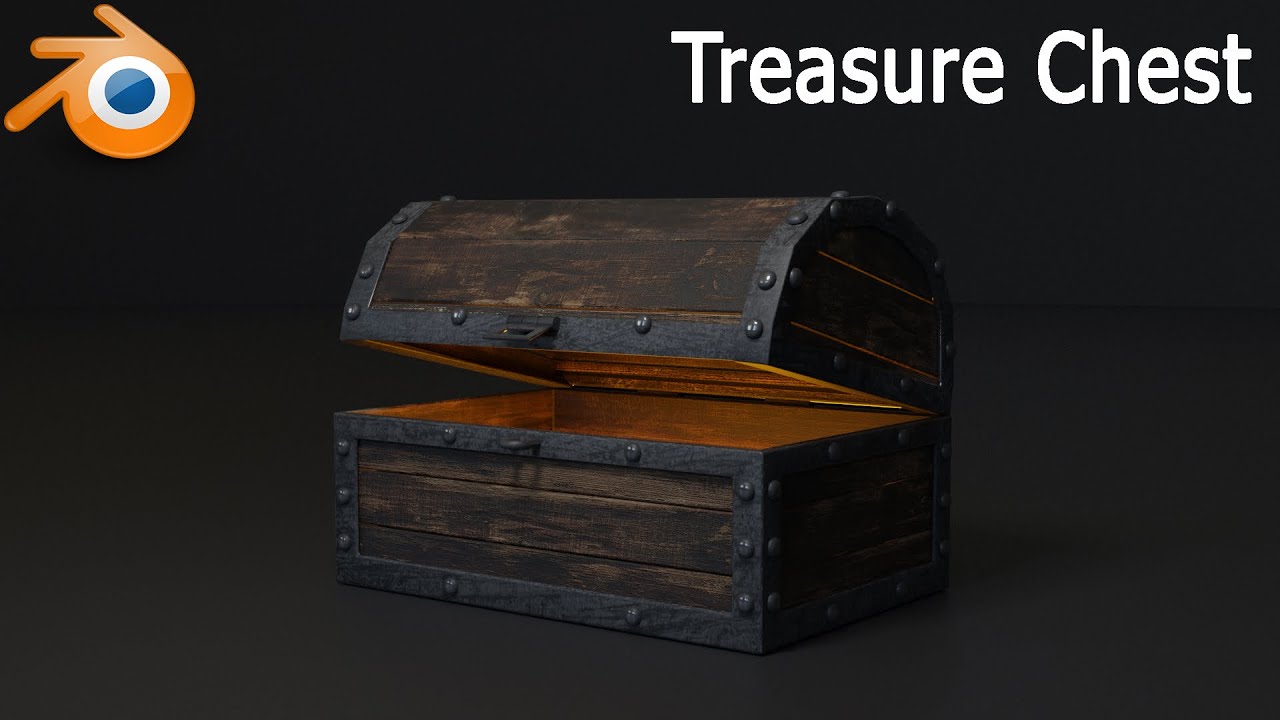 Blender tutorial - Make an old treasure chest #oe256
