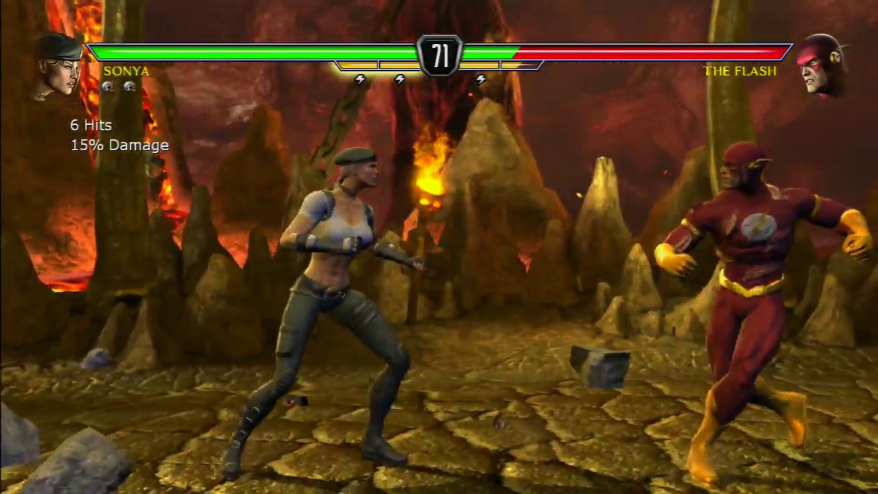 MK vs DC battles - Sonya vs The Flash