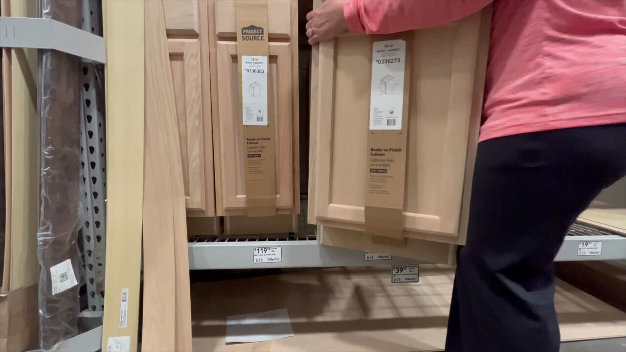 DIY Trash Cabinet