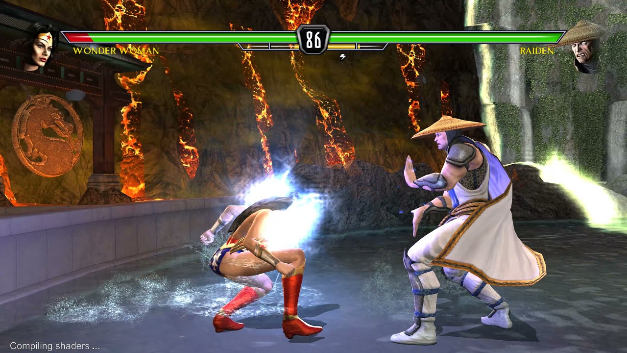MK vs DC battles Wonder Woman vs Raiden