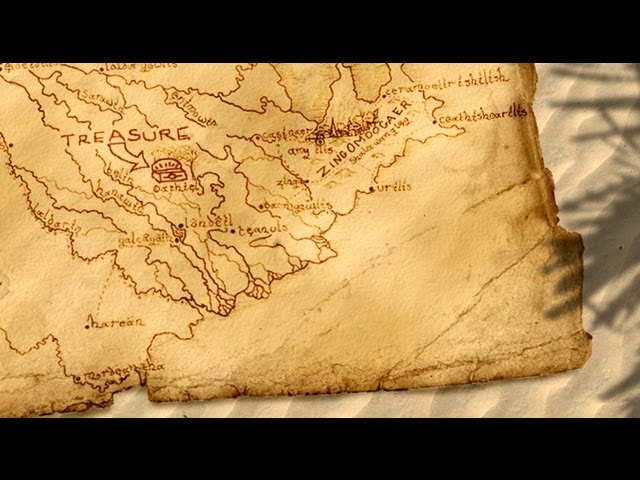 Photoshop tutorial: How to make an old, pirate treasure map