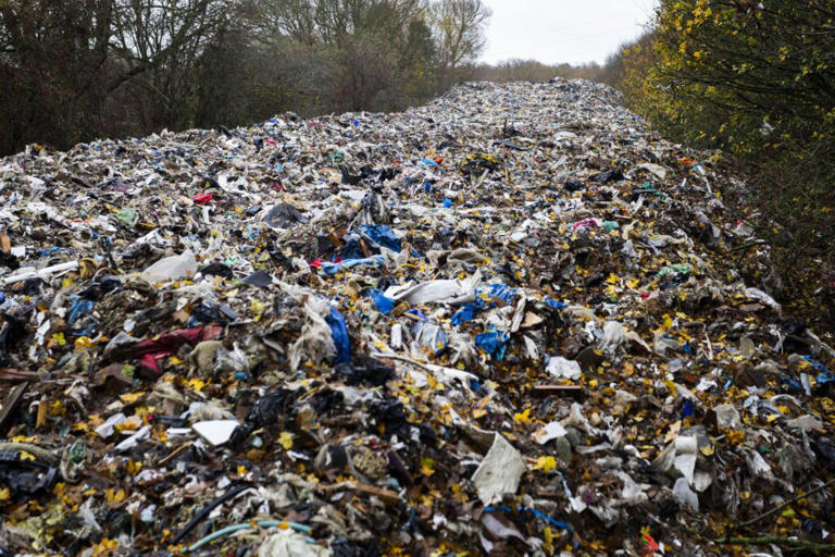 Britain’s biggest ever fly tip – a pile of waste 500FT long