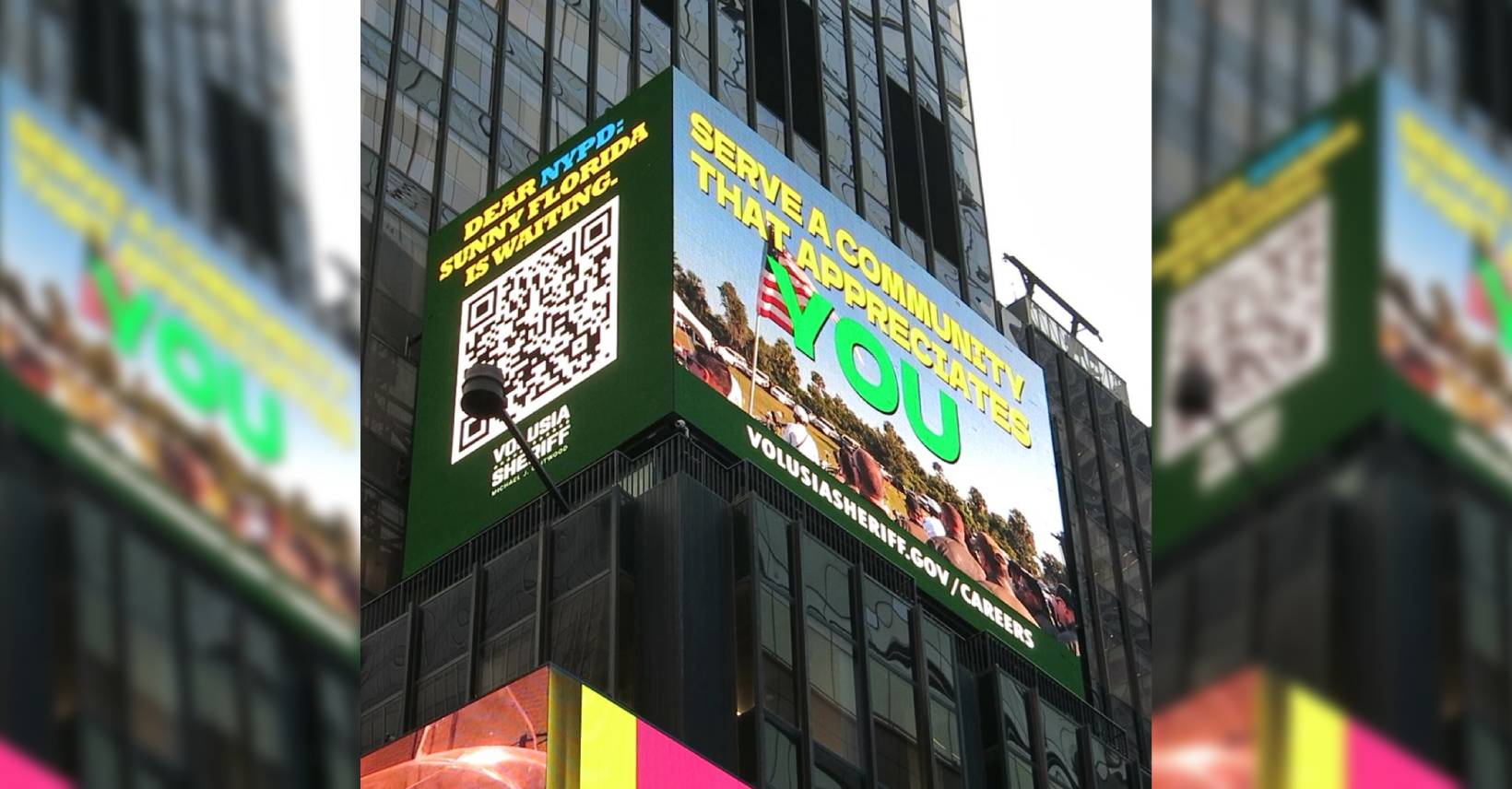 “Querido NYPD: Florida te espera”: alguacil de Volusia paga anuncio en ...