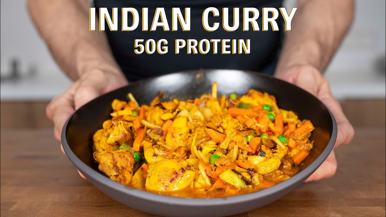 I made a high protein chicken korma in 20 mins! 🍛