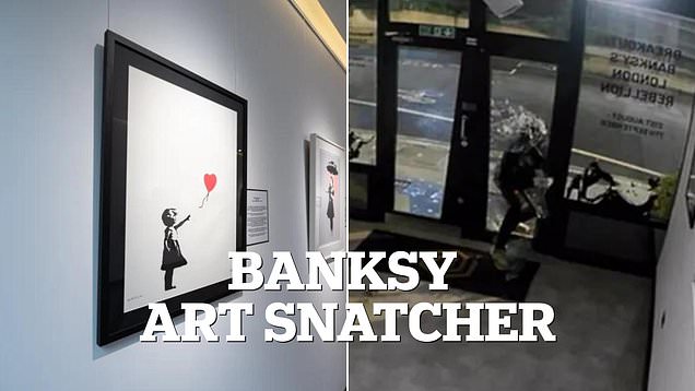 £270k Banksy print stolen in dramatic smash-and-grab raid