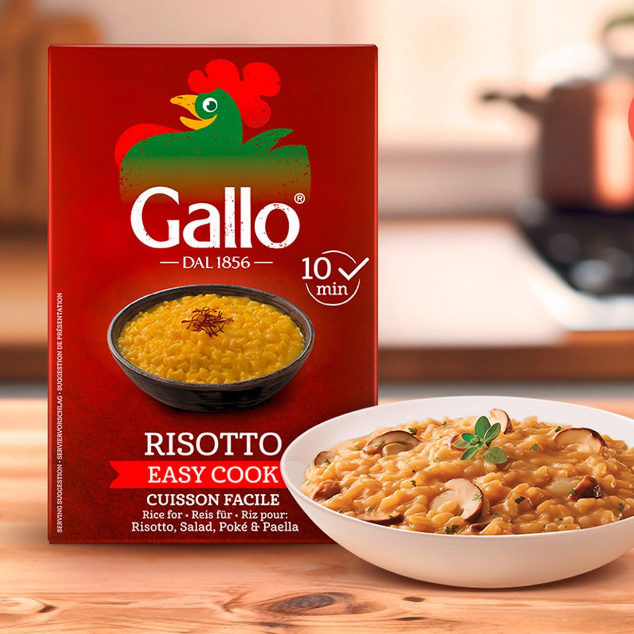 Avec le Riso Gallo Cuisson Facile, la préparation d’un risotto comme un ...