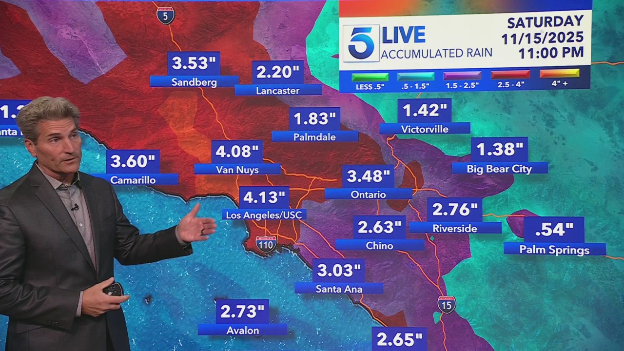 Storm could deliver 25% of Los Angeles’ annual rainfall in just days