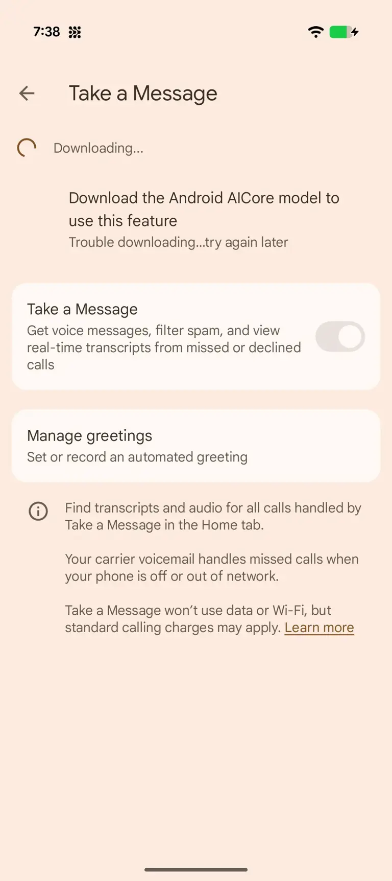 Google Tests Native Voicemail Greeting Controls in Pixel Phone App