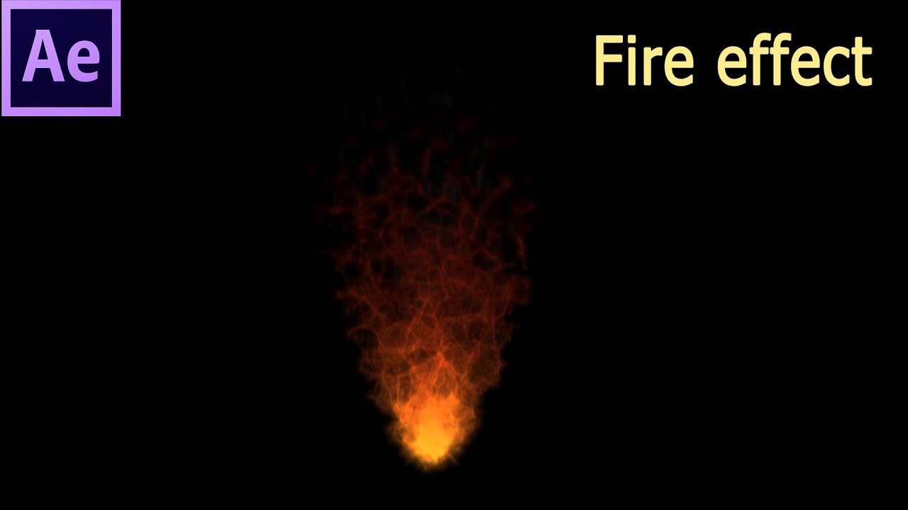 How to create simple fire effects within 5 minutes with After Effects ...
