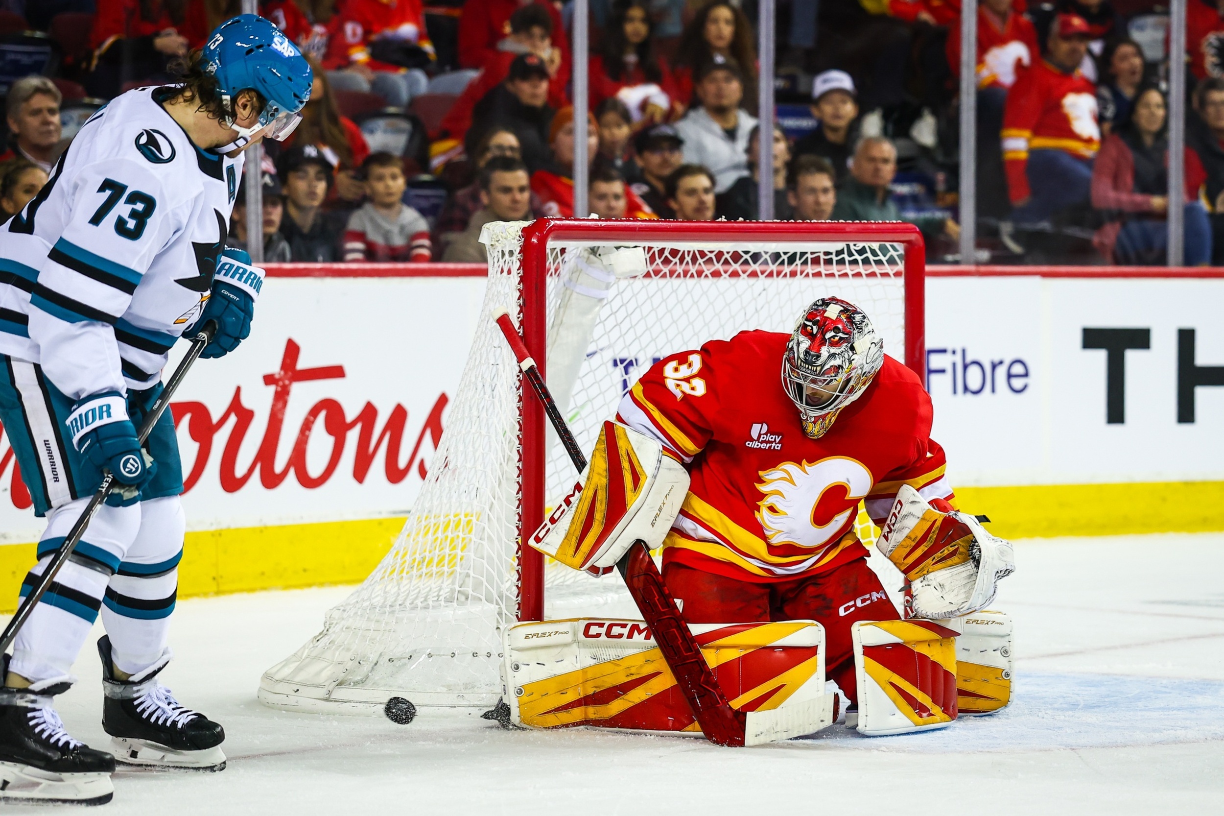 Dustin Wolf wasn’t busy, but he was sharp, in Flames shutout win over ...