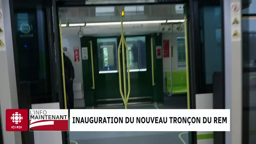 Inauguration du REM à Deux-Montagnes : une station à 70m sous terre